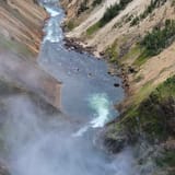 Inspiration Point, Yellowstone and Crystal Falls via North Rim Trail ...