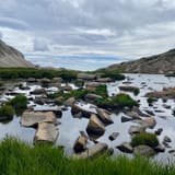 Blue Lake and Little Blue Lake via Mitchell Lake Trail, Colorado ...