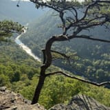 Diamond Point Overlook via Endless Wall Trail, West Virginia - 2,397 ...