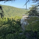 Diamond Point Overlook via Endless Wall Trail, West Virginia - 2,397 ...