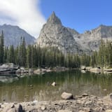 Mirror Lake and Crater Lake via Cascade Creek Trail, Colorado - 2,612 ...