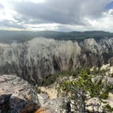 Inspiration Point, Yellowstone and Crystal Falls via North Rim Trail ...