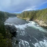 Inspiration Point, Yellowstone and Crystal Falls via North Rim Trail ...