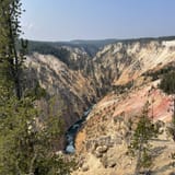 Inspiration Point, Yellowstone and Crystal Falls via North Rim Trail ...