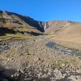 Hengifoss Waterfall via Litlanesfoss Waterfall, Eastern Region, Iceland ...