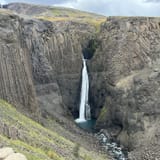 Hengifoss Waterfall via Litlanesfoss Waterfall, Eastern Region, Iceland ...