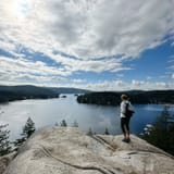 Quarry Rock Lookout from Deep Cove, British Columbia, Canada - 4,592 ...