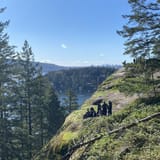 Quarry Rock Lookout from Deep Cove, British Columbia, Canada - 4,592 ...