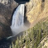 Inspiration Point, Yellowstone and Crystal Falls via North Rim Trail ...