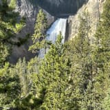 Inspiration Point, Yellowstone and Crystal Falls via North Rim Trail ...