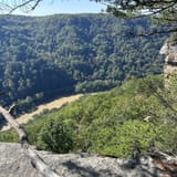 Diamond Point Overlook via Endless Wall Trail, West Virginia - 2,431 ...