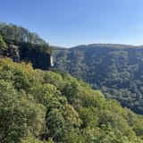 Diamond Point Overlook via Endless Wall Trail, West Virginia - 2,431 ...