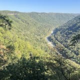 Diamond Point Overlook via Endless Wall Trail, West Virginia - 2,431 ...