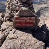 The Keyhole and Longs Peak via Longs Peak Trail, Colorado - 3,784 ...