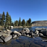 Lake Winnemucca from Carson Pass via Pacific Crest Trail, California ...