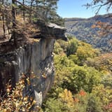 Diamond Point Overlook via Endless Wall Trail, West Virginia - 2,431 ...