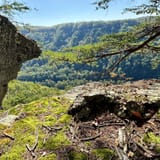 Diamond Point Overlook via Endless Wall Trail, West Virginia - 2,431 ...