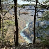 Diamond Point Overlook via Endless Wall Trail, West Virginia - 2,431 ...