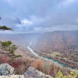 Diamond Point Overlook via Endless Wall Trail, West Virginia - 2,431 ...